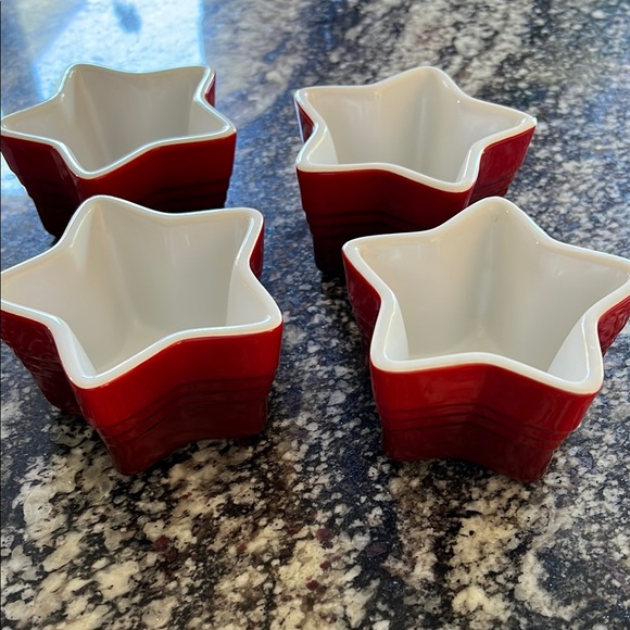 Le Creuset | Kitchen | Le Creuset Star Shaped Ramekinsset Of 4 | Poshmark